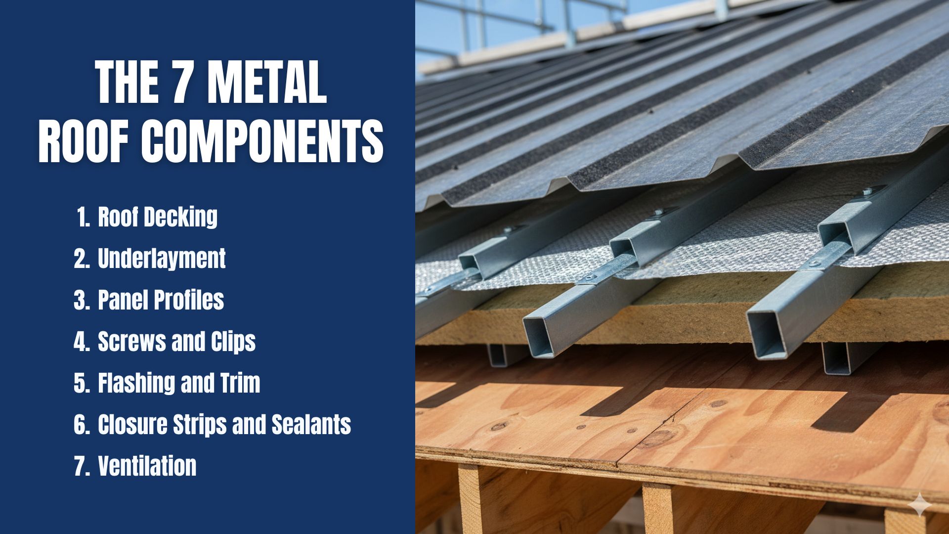 2026 Ultimate Guide to Metal Roof Components | Achilles Roofing Houston